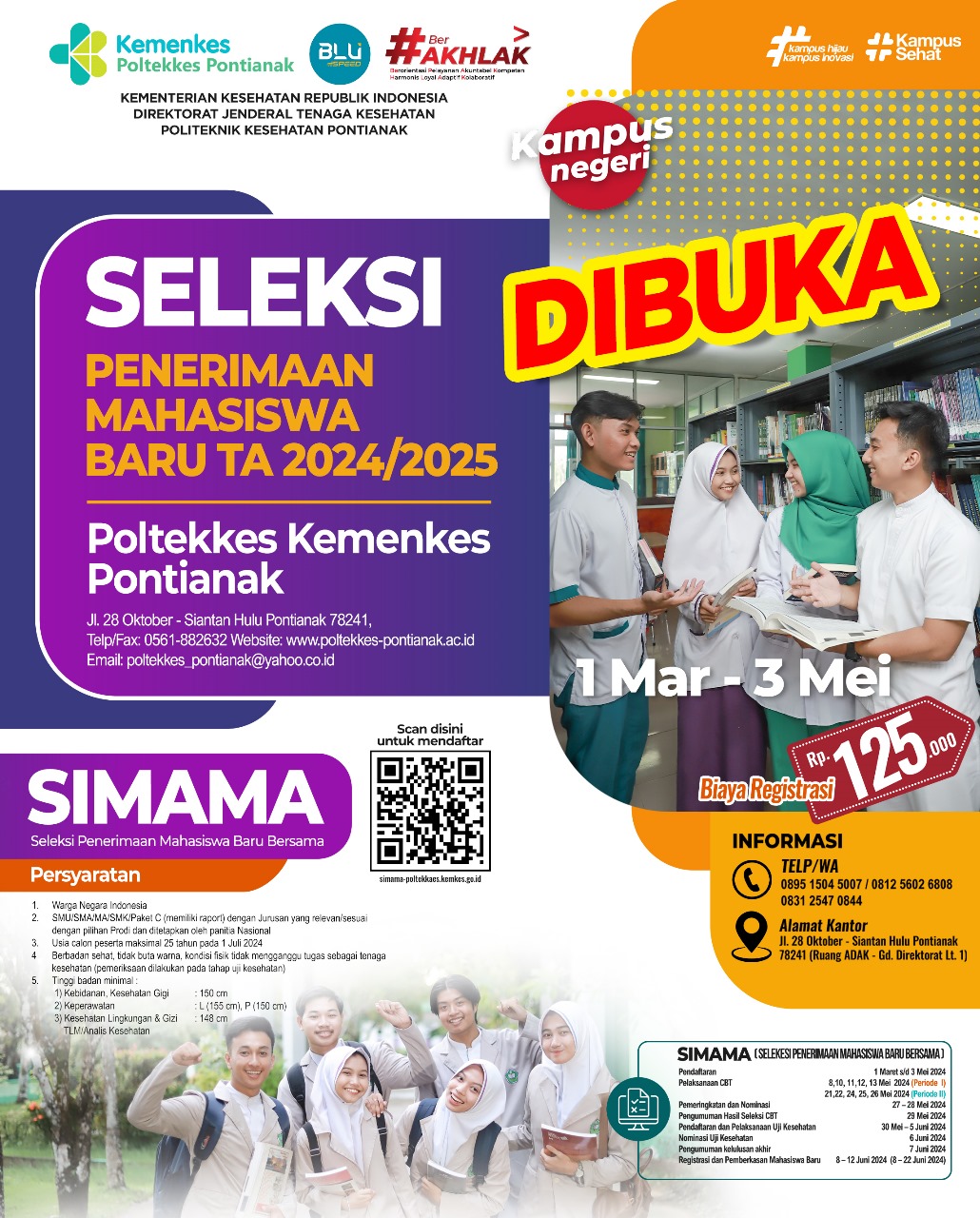 Brosur SIMAMA Tahun Akademik 2024/2025